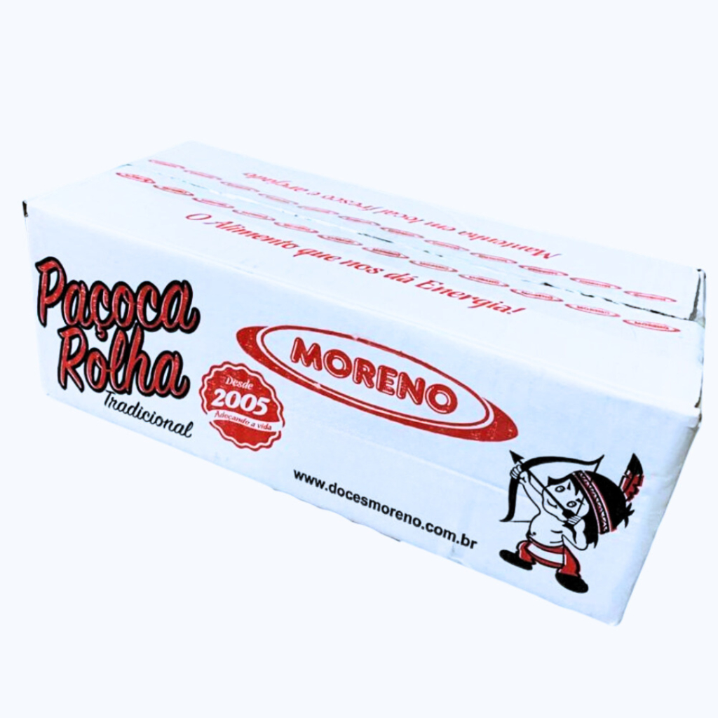 Pacoca Rolha Embrulhada 100un Moreno - Eleita a Melhor Paçoca do Brasil ...