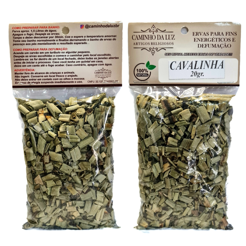 Chá de Cavalinha Ervas Secas 100% naturais / Banho e defumação - 20g ...