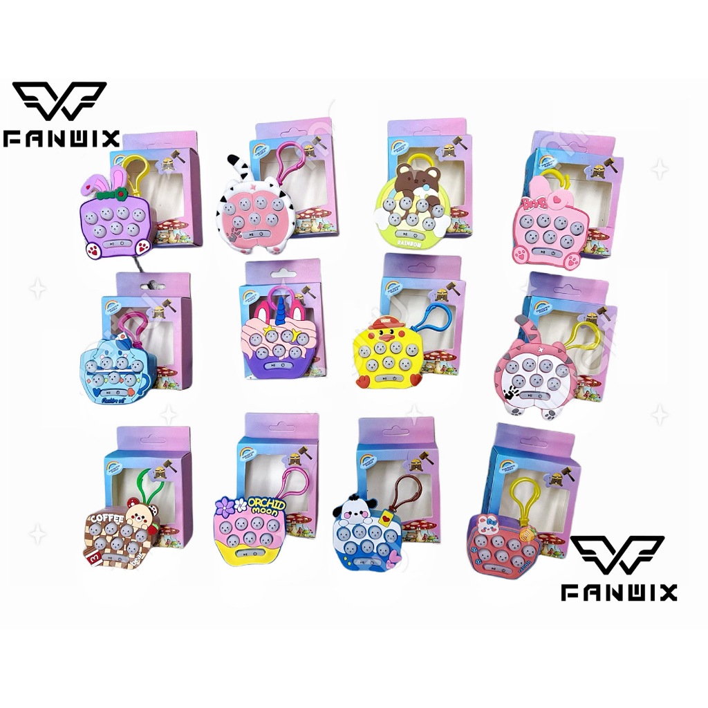 Mini Quick Game Console de Jogos POP IT/Chave de Jogo/Bubble Fidget ...