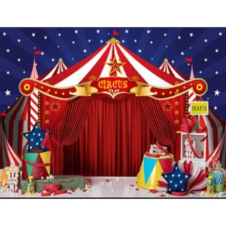 Painel de festa Tema Circo | Shopee Brasil