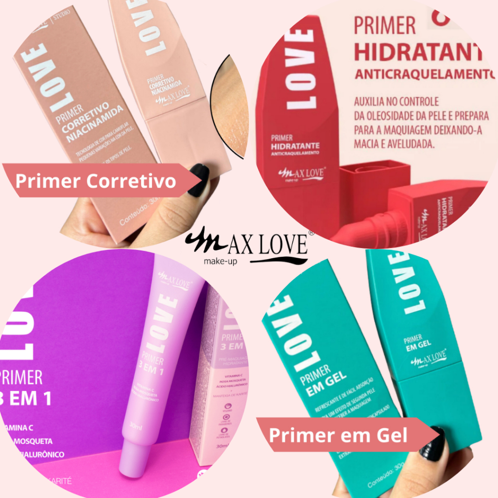 Primer Max Love Nova Embalagem - Escolha seu tipo | Shopee Brasil