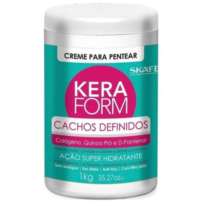 Creme de Pentear Kera Form Cachos Definidos 1Kl | Shopee Brasil