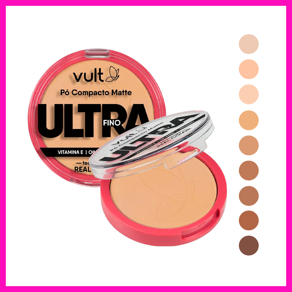 Vult Pó compacto Matte Ultrafino 9g | Shopee Brasil