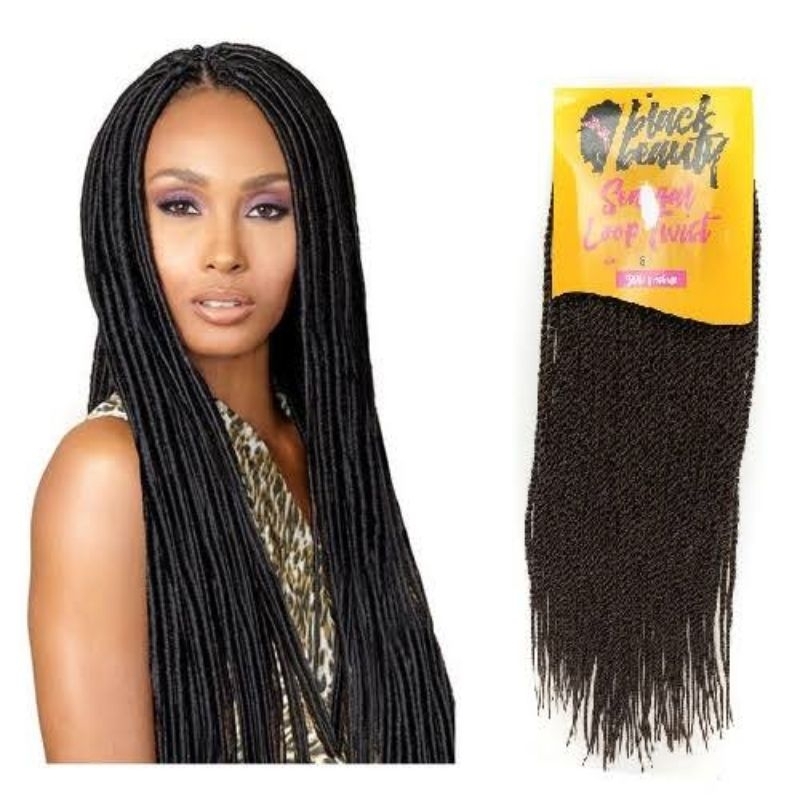 Senegal Loop Twist, várias cores, 60cm, 300gr. | Shopee Brasil