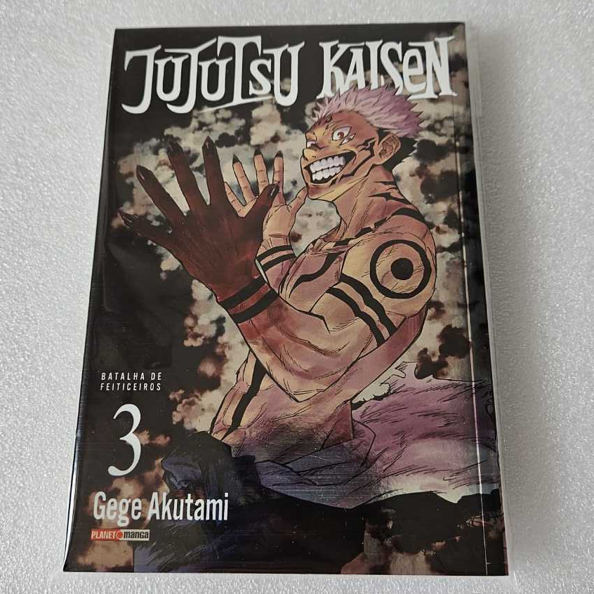 Jujutsu Kaisen Vol. 3 - Capa Variante - Mangá Panini | Shopee Brasil
