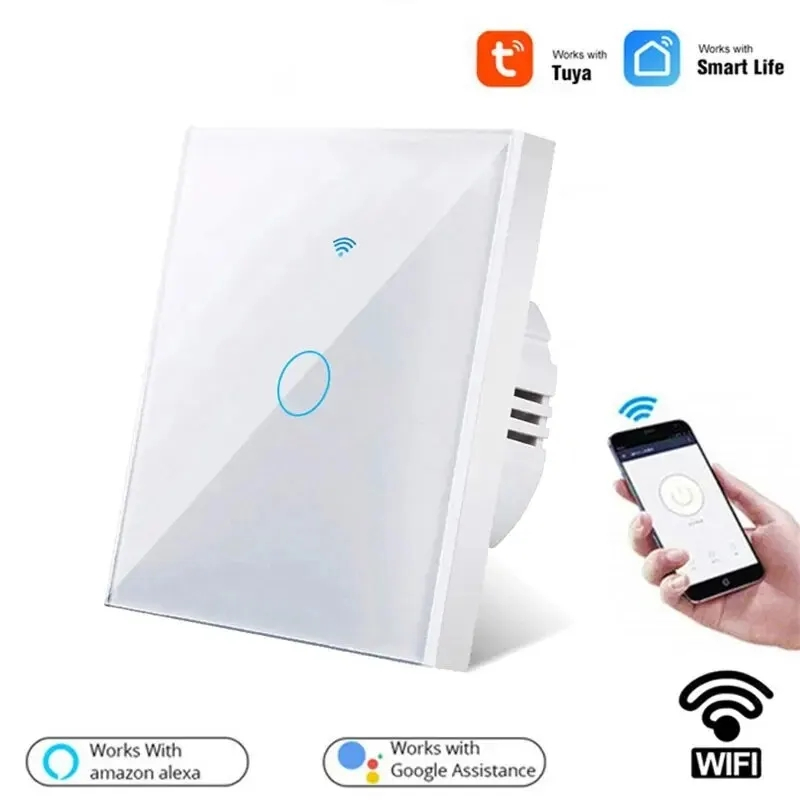 Interruptor Wifi Inteligente Funciona Com Alexa Com/Sem Fio Neutro ...