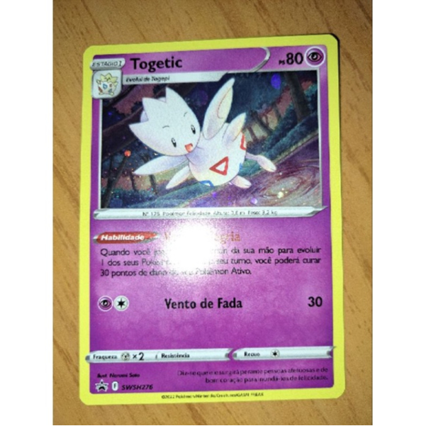 Card Pokémon Togetic Foil Promo original e nova | Shopee Brasil