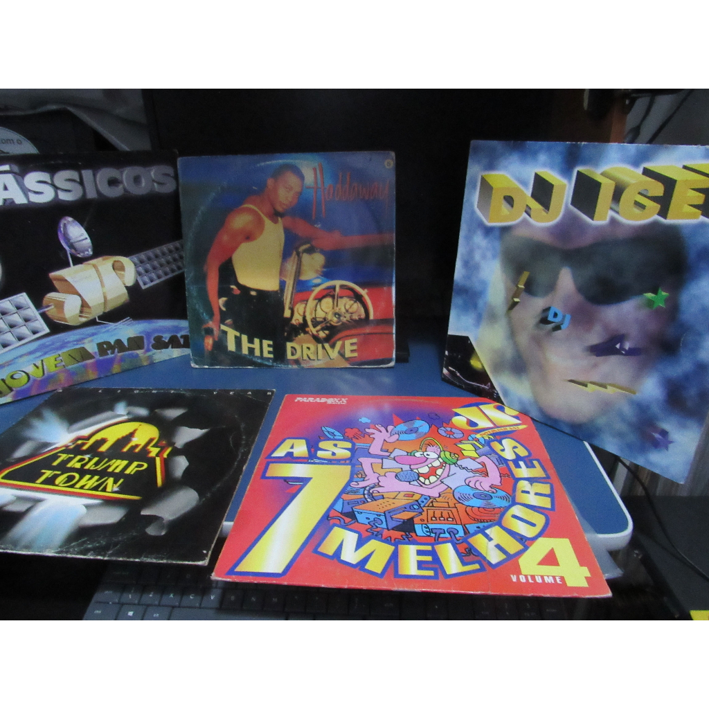 Lote 4 discos Dance 90s - As sete melhores vol. 4 Jovem Pan Dj Icee ...