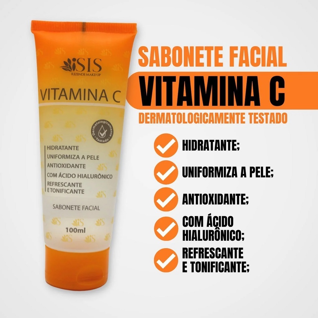 Sabonete Facial vitamina c - ISIS REZENDE | Shopee Brasil Sabonete Facial vitamina c - ISIS REZENDE | Shopee Brasil