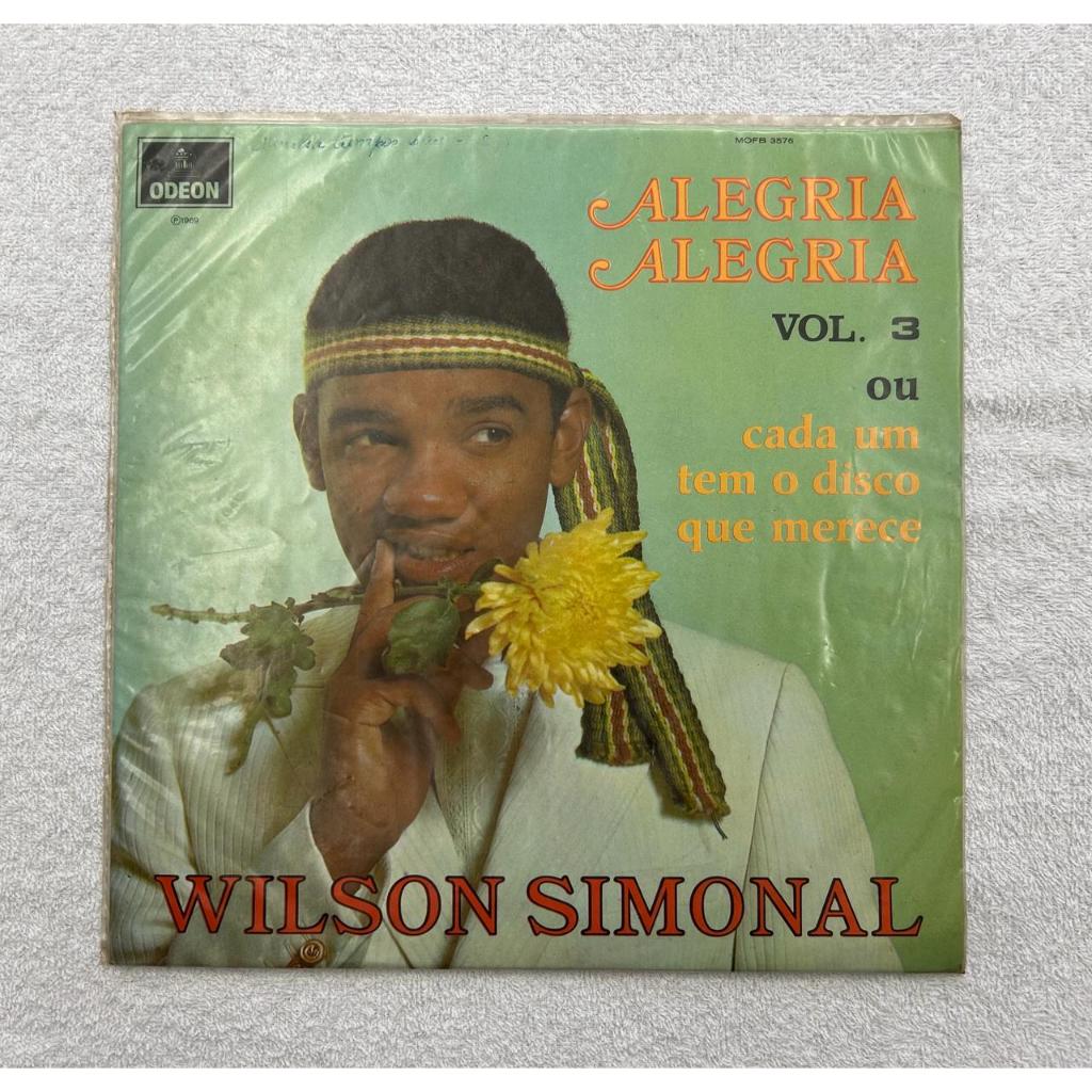 Disco de Vinil Wilson Simonal - Alegria, Alegria Vol 3 - MONO | Shopee ...