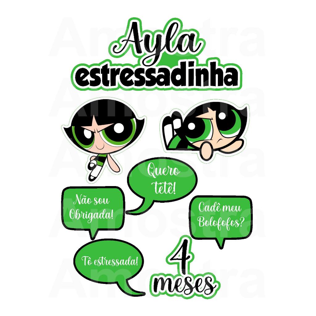 Topo de Bolo Docinho meninas super poderosas. | Shopee Brasil