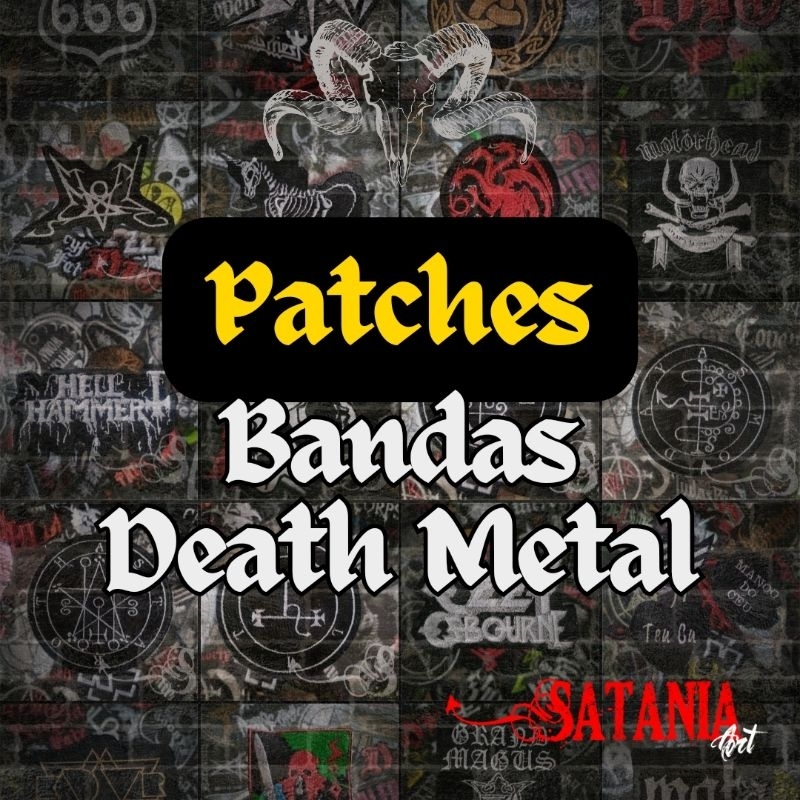 Patch Death Metal | Shopee Brasil