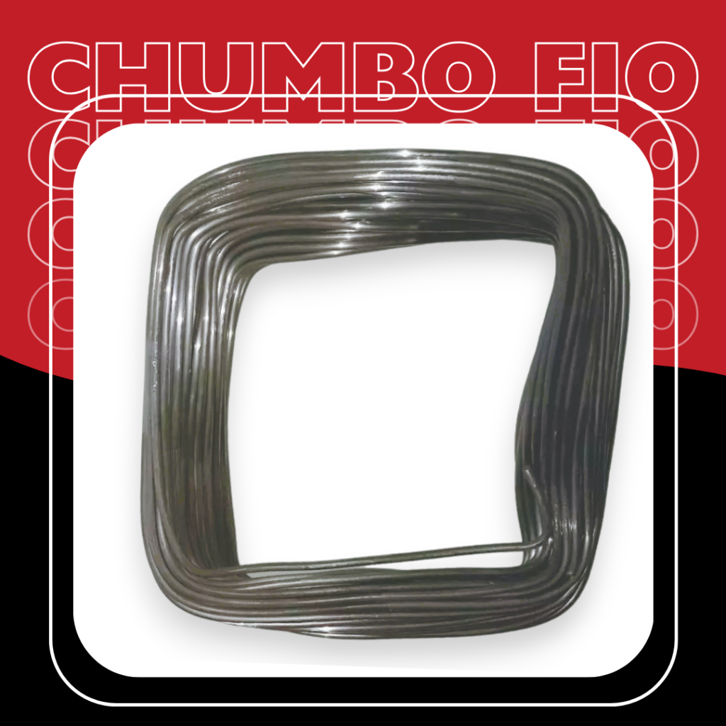 Chumbo Trefilado ou Fio - Tarrafa Rede Pesca - Kit com 3 kgs | Shopee ...