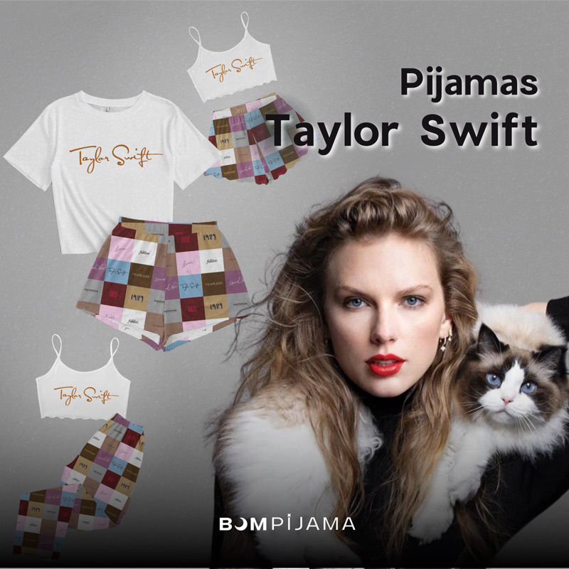Pijamas Taylor Swift Eras Babydoll Ondinha Calça | Shopee Brasil