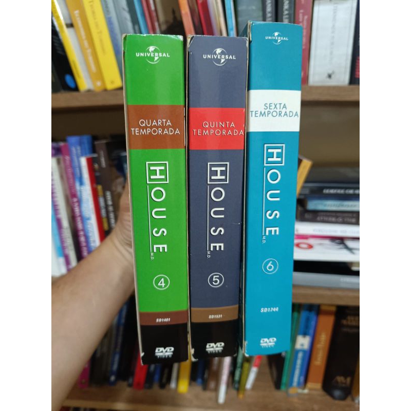 DVD dr house Temporadas 4, 5 e 6 | Shopee Brasil