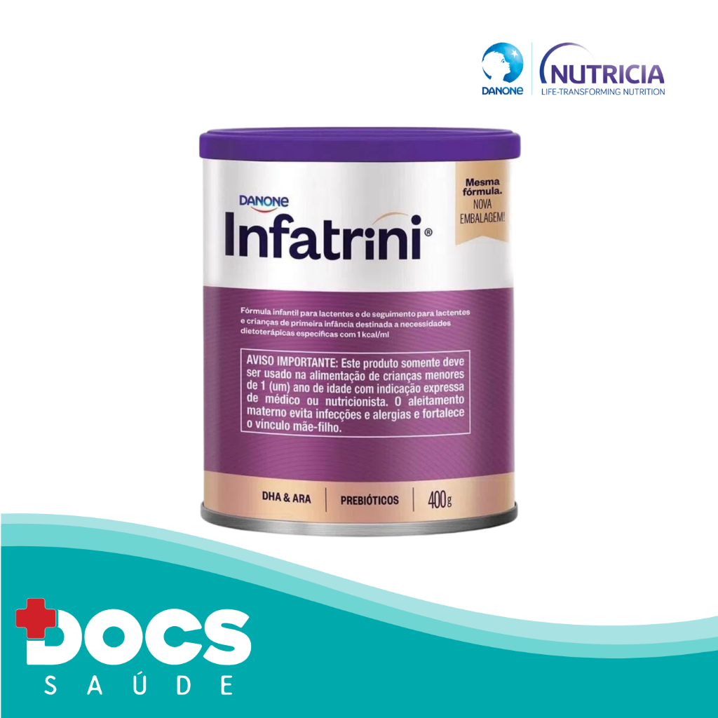 Fórmula Infantil Infatrini 400gr Danone | Shopee Brasil