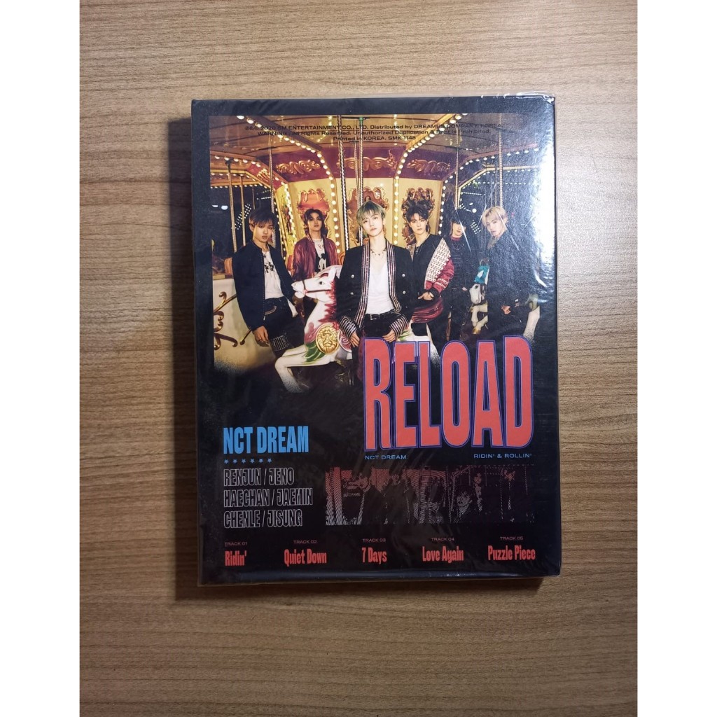 ALBUM KPOP NCT DREAM - RELOAD RIDIN VER. | Shopee Brasil