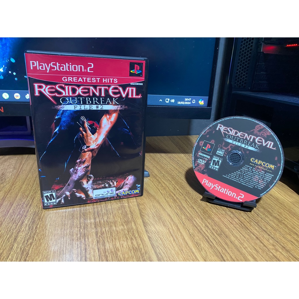 Resident Evil Outbreak File #2 PT BR para PS2 | Shopee Brasil