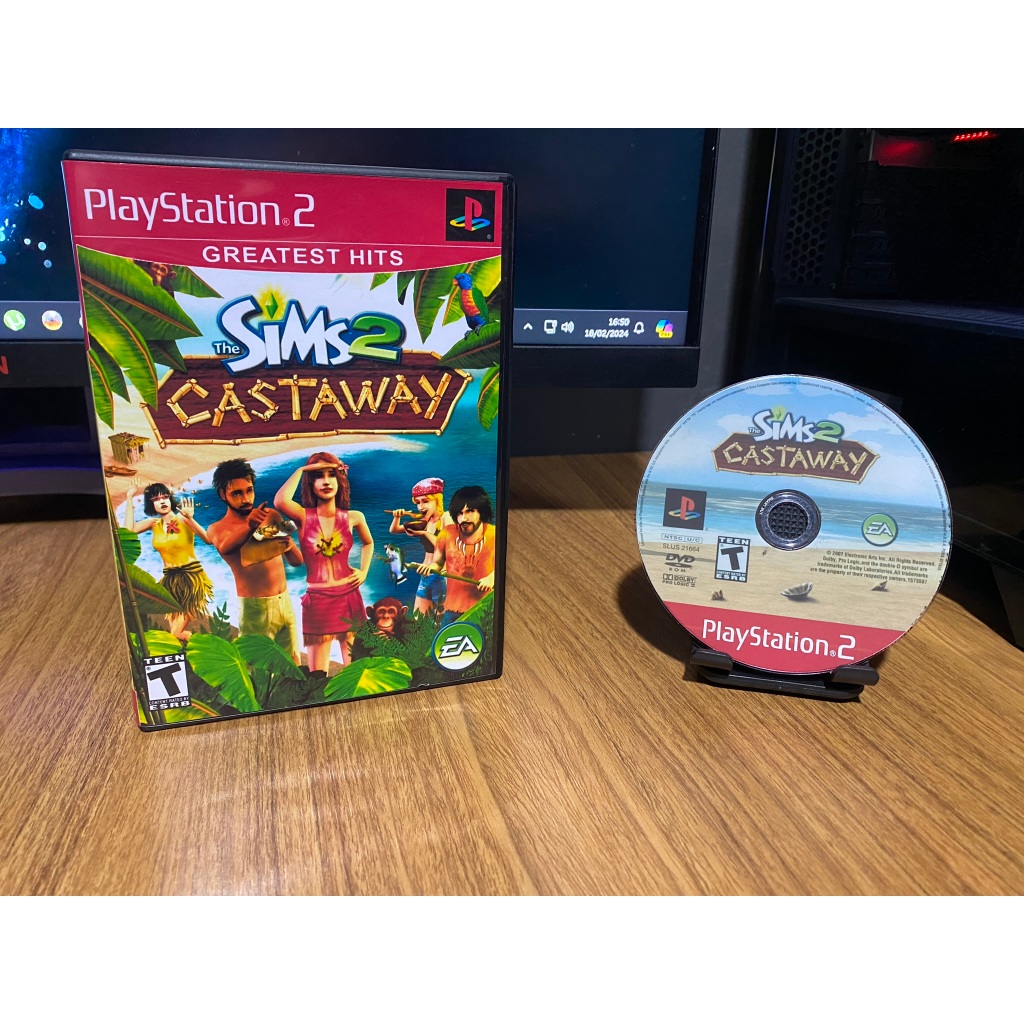The Sims 2 CAstaway PT BR para PS2 | Shopee Brasil