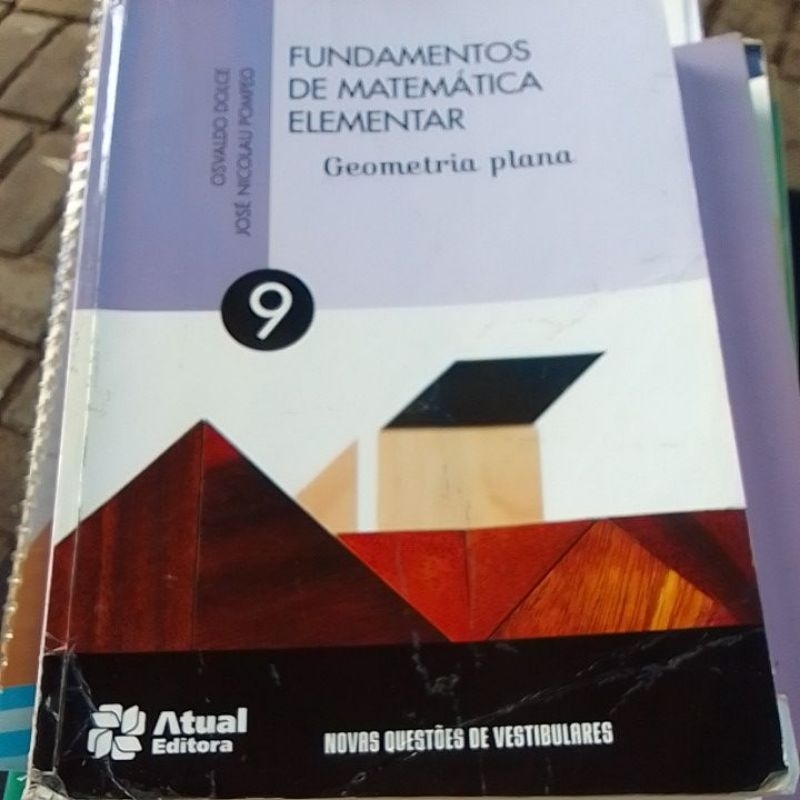 FUNDAMENTOS DE MATEMÁTICA ELEMENTAR VOL 9, GEOMETRIA PLANA | Shopee Brasil