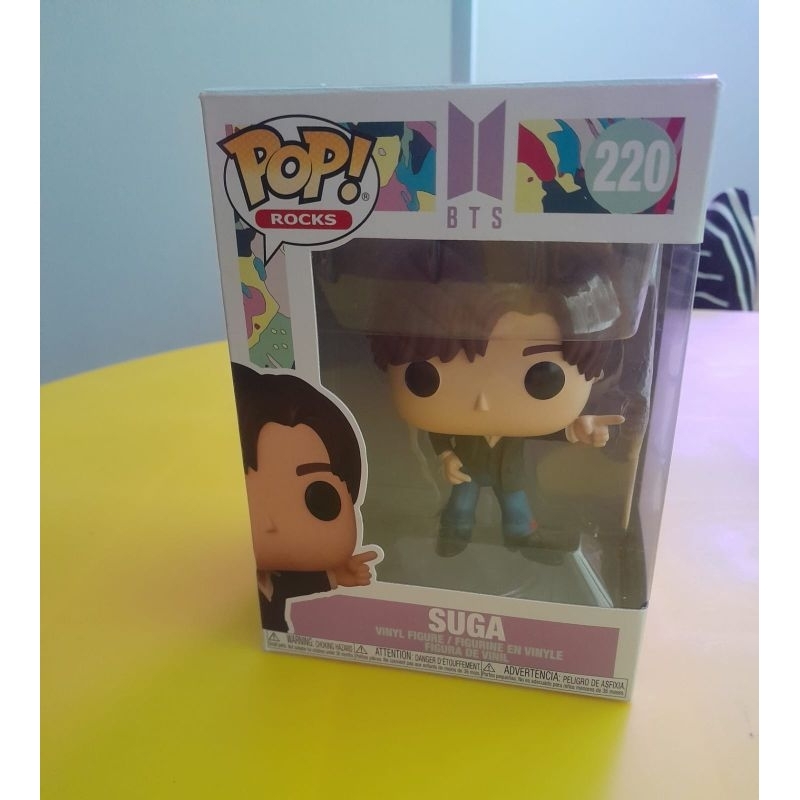 funko pop rocks - 220 - SUGA BTS DYNAMITE | Shopee Brasil