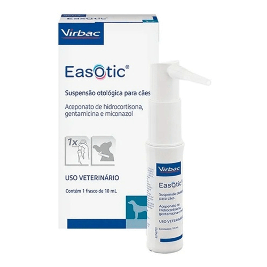 Easotic Suspensão Otológica para cães 10ml | Shopee Brasil
