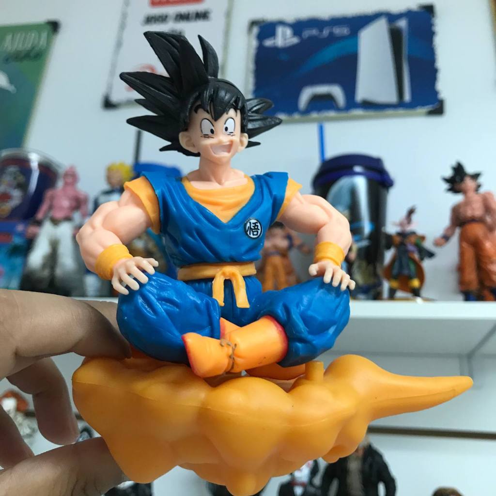 Goku Sentado Na Nuvem Kintoun Dragon Ball Z Colecionável PVC | Shopee ...