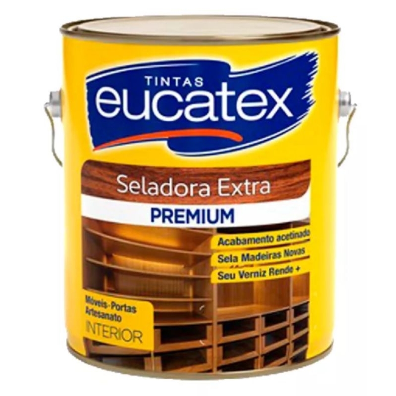 Seladora Extra Premium para Madeira Eucatex gl 3,6lt | Shopee Brasil