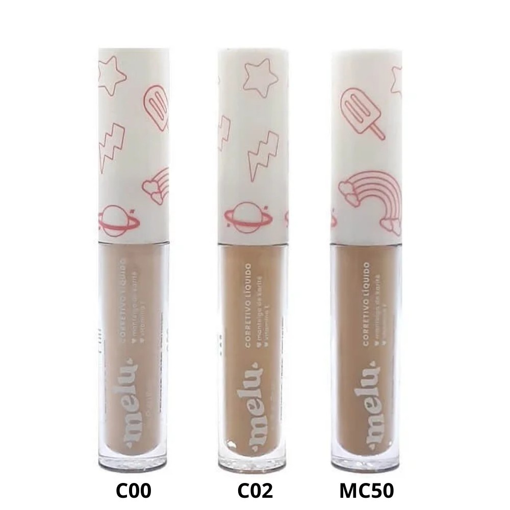 CORRETIVO PEEL OFF MELU BY RUBY ROSE | Shopee Brasil