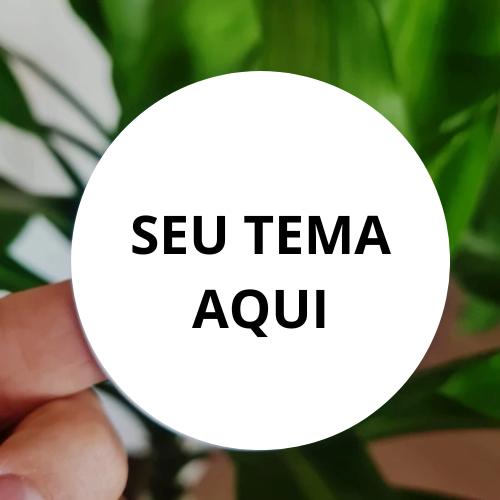Rótulos redondo adesivos 4x4 cm PERSONALIZADOS | Shopee Brasil
