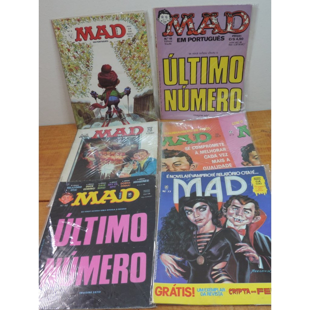 MAD RECORD VECCHI - Revista Em Quadrinho | Shopee Brasil