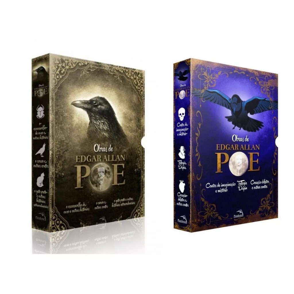 Kit Box Obras de Edgar Allan Poe Volume 1 & Box Obras de Edgar Allan ...
