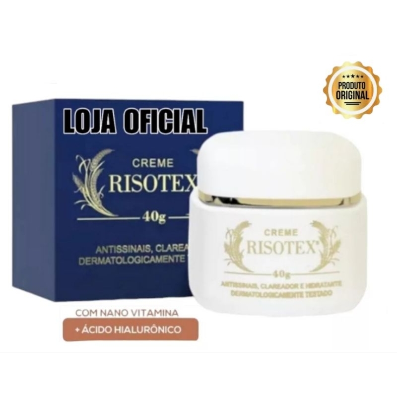 Creme Risotex Original Antissinais Loja Oficial. | Shopee Brasil