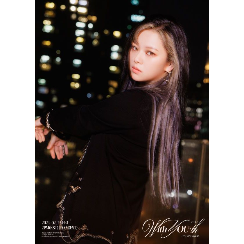 Kpop - Poster Twice WITH YOU-TH- Fanmade - Nayeon, Jeongyeon, Momo, Sana, Jihyo, Mina, Dahyun ...