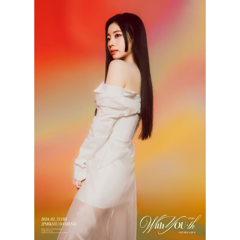 Kpop - Poster Twice WITH YOU-TH- Fanmade - Nayeon, Jeongyeon, Momo, Sana, Jihyo, Mina, Dahyun ...