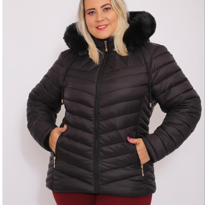 Blusa de Frio Feminina Jaqueta Plus Size e Slim Bobojaco Peluciado ...