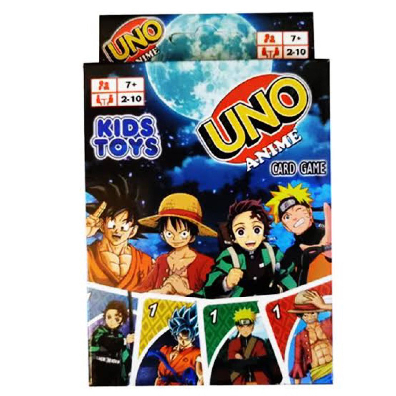 Jogo de cartas UNO Anime | Shopee Brasil