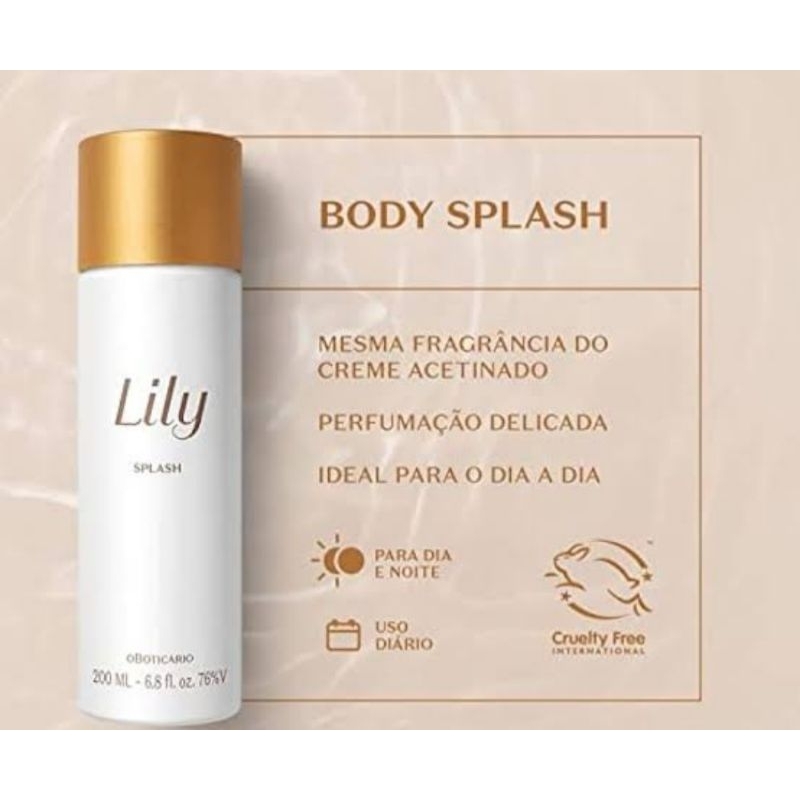 Body Splash Lily 200ml | Shopee Brasil