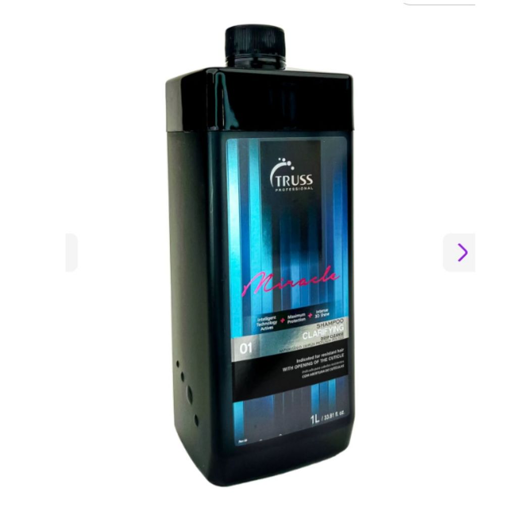 Shampoo Truss Miracle Bidimensional 1 litro Profissional Crescimento e ...