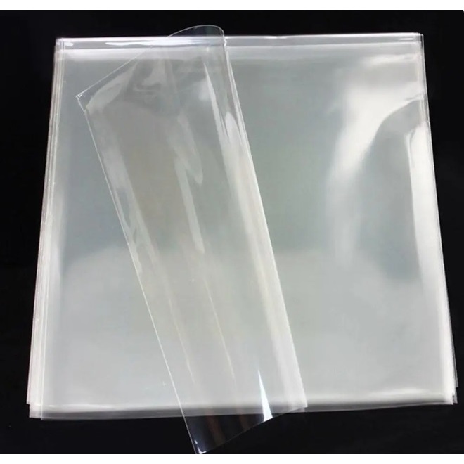 5 Capas Plástico Vinil LP Long Play 12" Pol - 0.20 Externa Simples ...