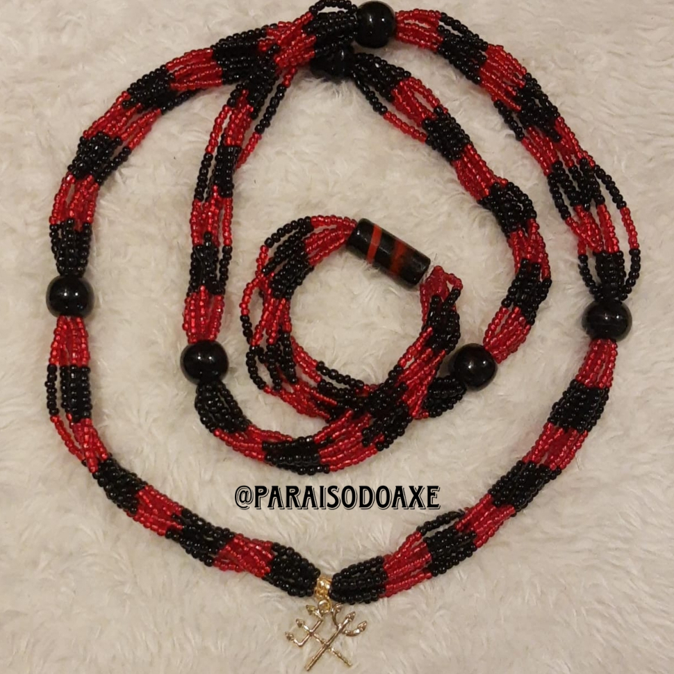 Brajá 7 fios de Exu | Shopee Brasil