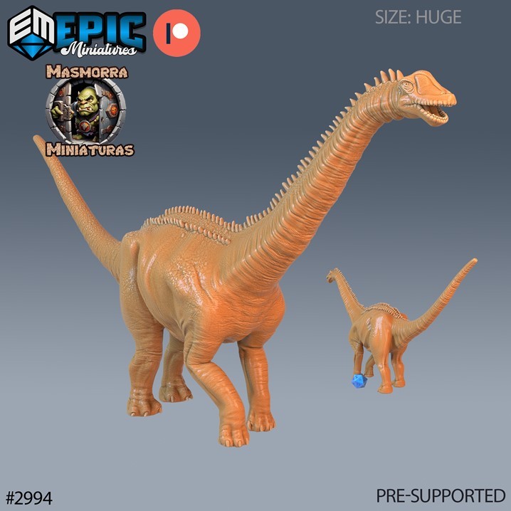 Miniatura RPG - Dinossauro Brontossauros | Shopee Brasil
