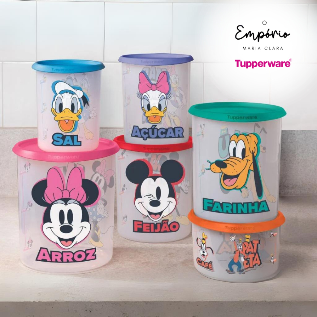 Tupperware Linha Mantimentos Instantanea Turma do Mickey Disney | A ...