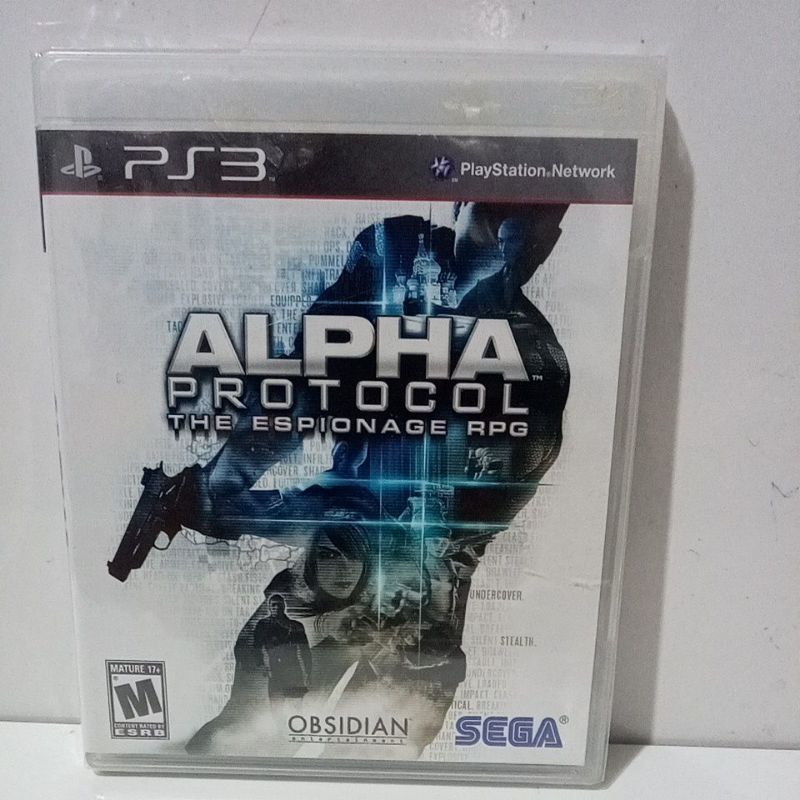 PS3 Alpha Protocol The Espionage RPG Importado Novo de Fabrica Original ...