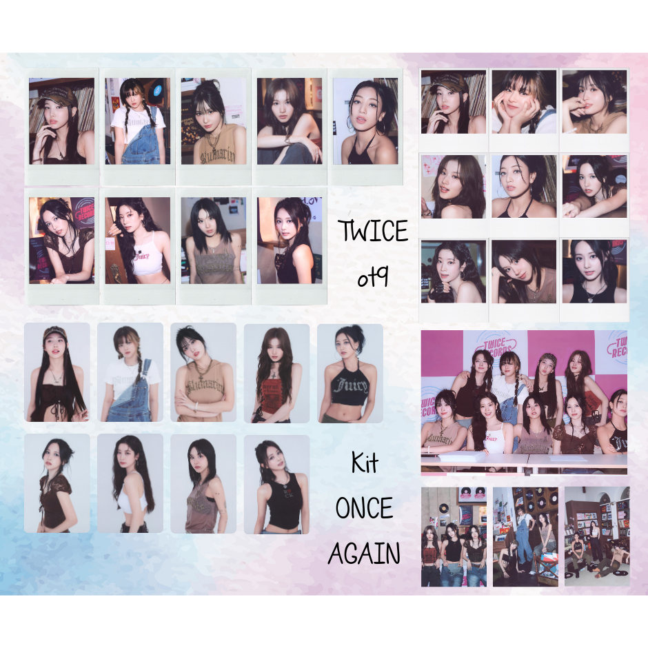 TWICE SUPER KIT fanmade ONCE AGAIN - Nayeon - Jeongyeon - Momo - Sana - Jihyo - Mina - Dahyun ...