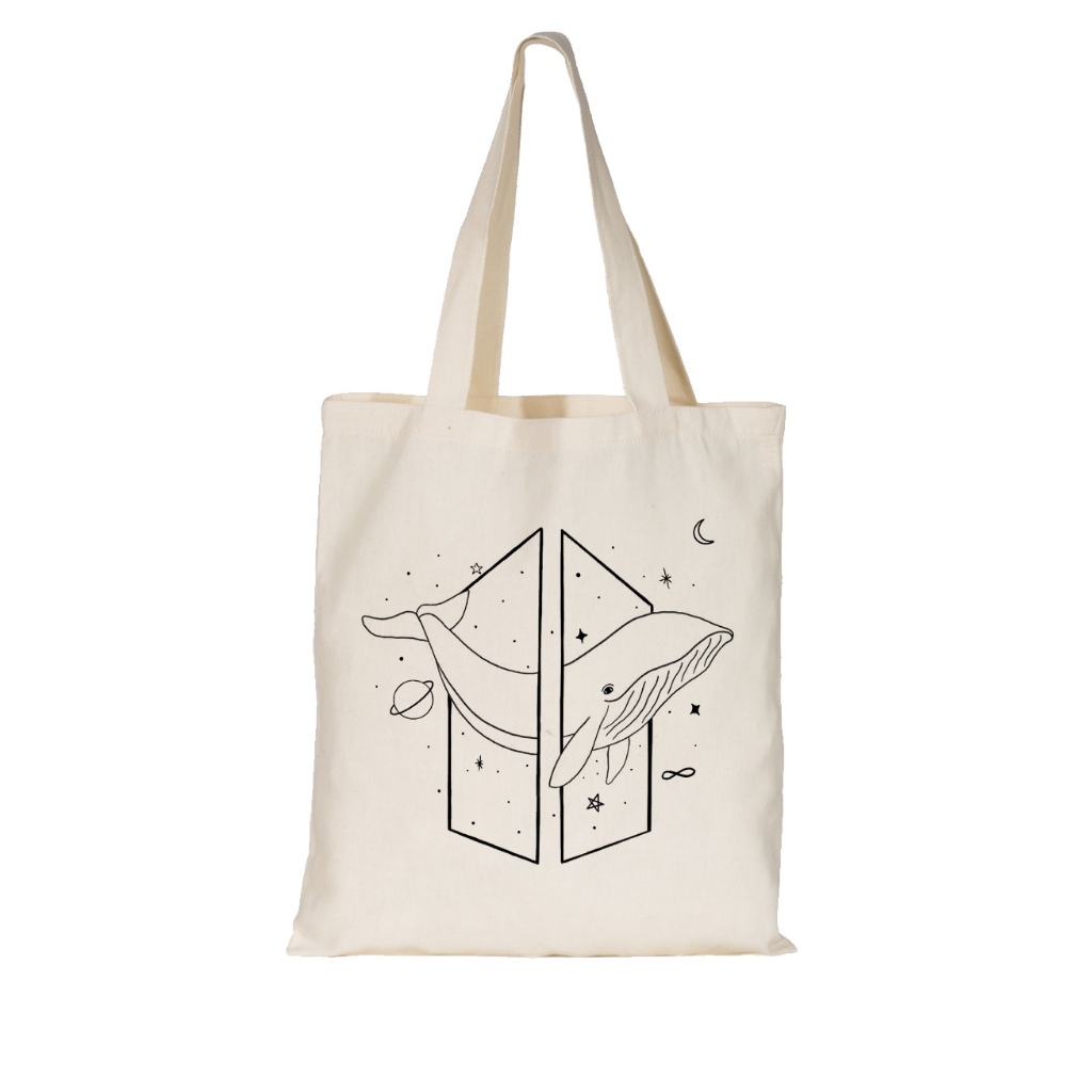 Bolsa Sacola Ecobag Algodão BTS | Shopee Brasil