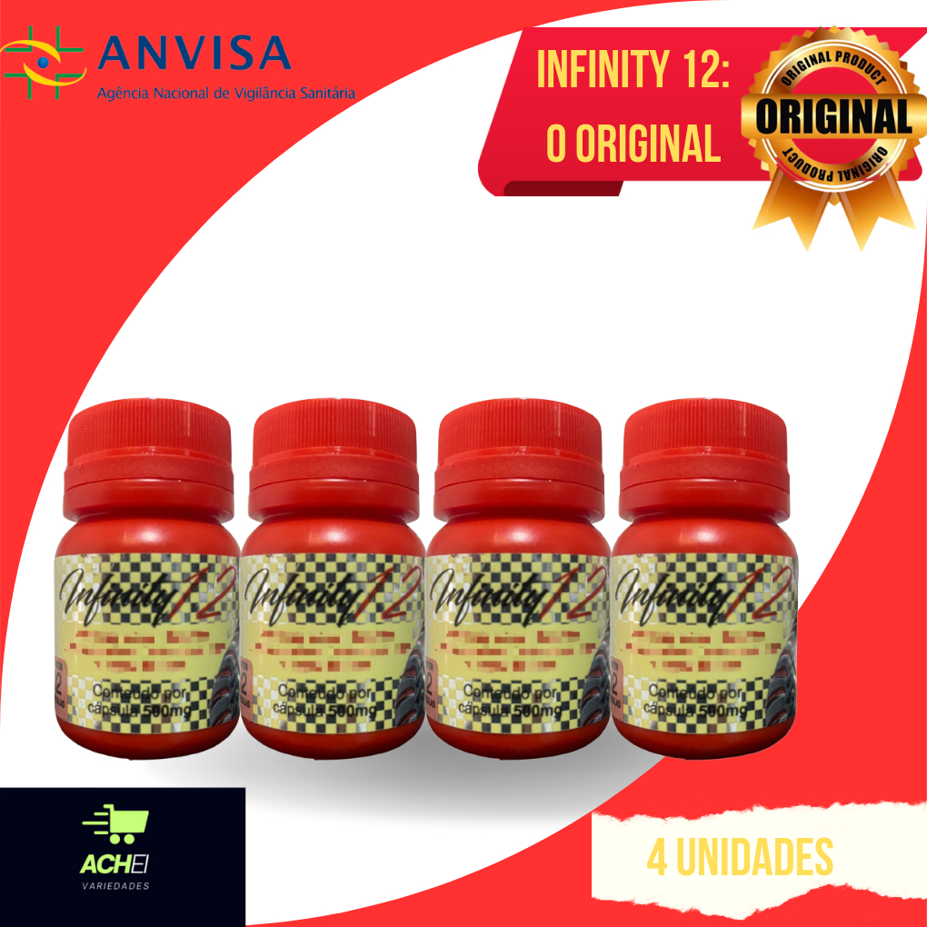 Kit com 4 Potes do Infinity 12 ORIGINAL | Shopee Brasil