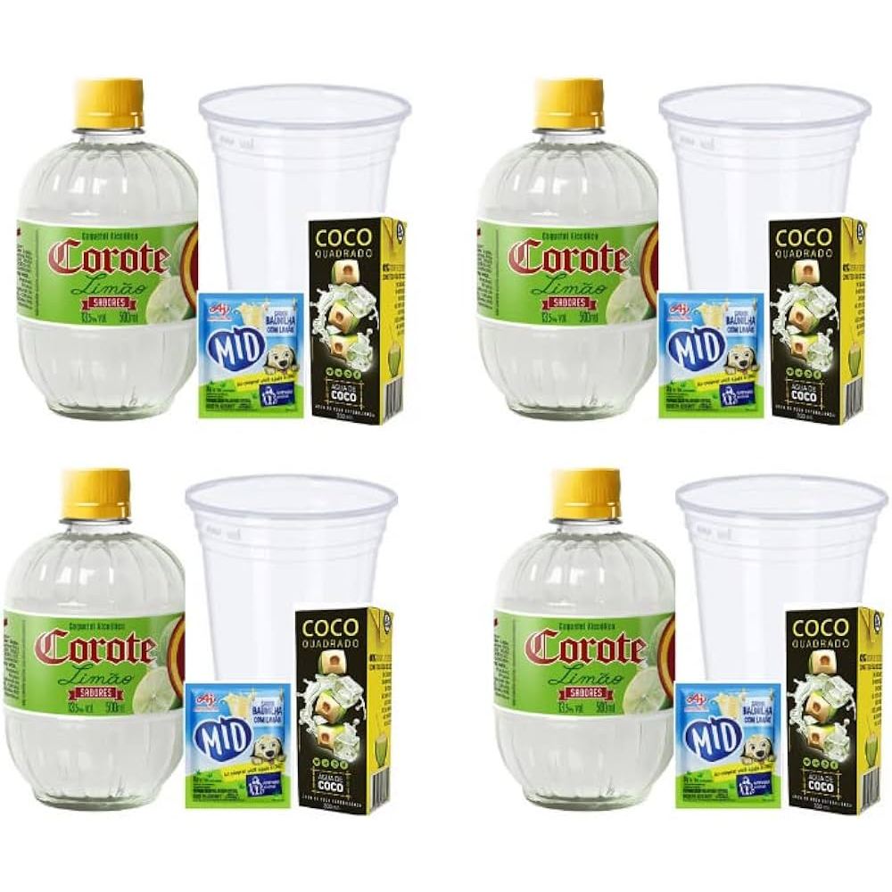 Combo com 4 Kits Drink Chevette Corote | Shopee Brasil