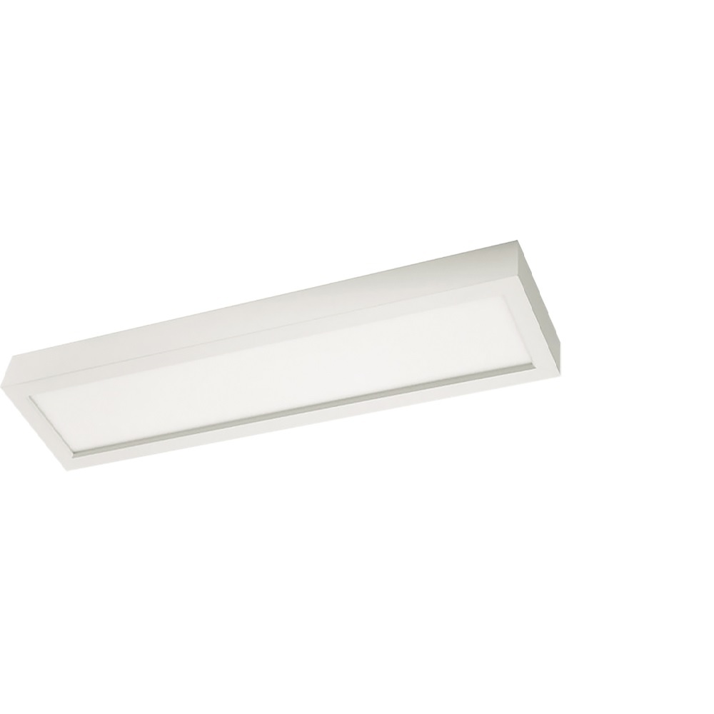 Kit 7 Painel Plafon Led Retangular Sobrepor 10x60 18w | Shopee Brasil