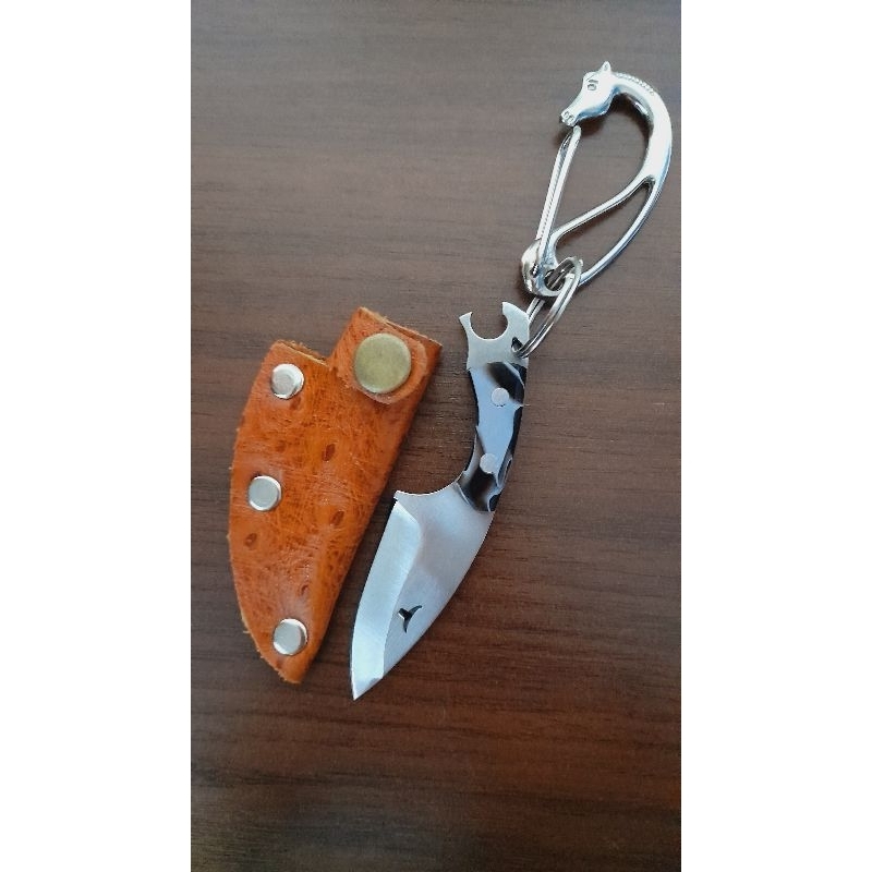 Mini faca de luxo, toda trabalha com bainha artesanal de couro | Shopee ...
